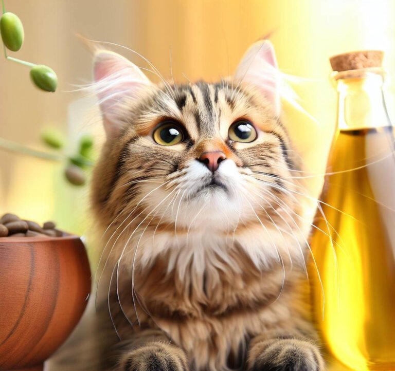 Benefits of olive oil for cats - Our Continental Cat